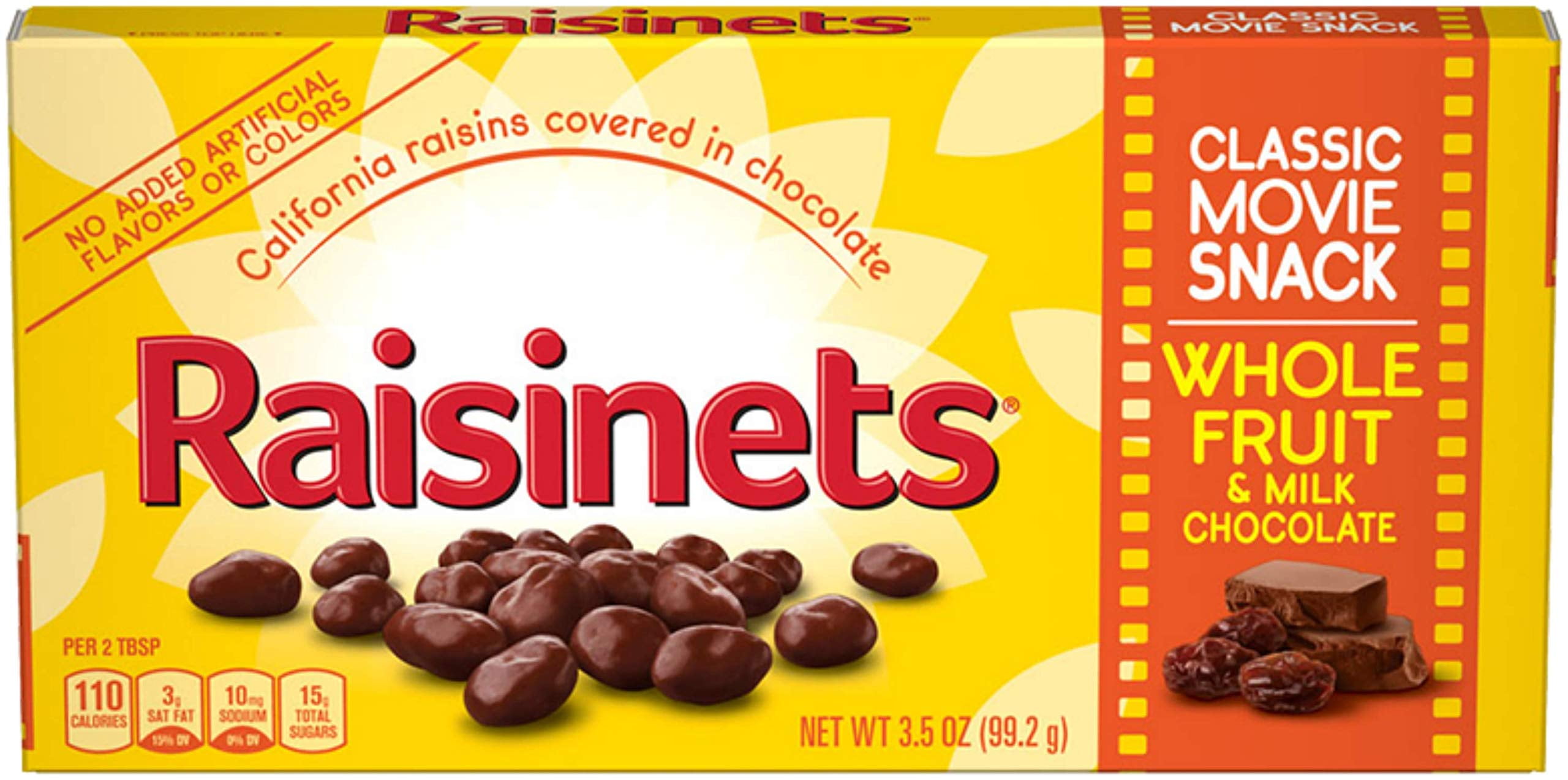Raisinets, Milk Chocolate Covered California Raisins, Movie Theater ...