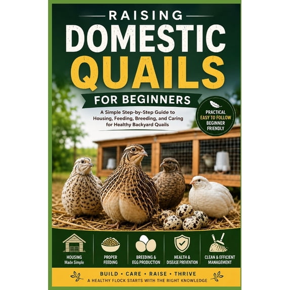 Raising Domestic Quails for Beginners: A Simple Step-by-Step Guide to ...