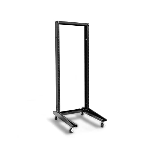 Raising ELECTRONIS 24U 2 Post Open Rack Frame Rack 19 Inch Movable ...