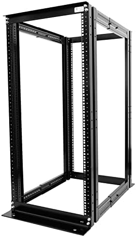 Raising ELECTRONIS 24U 4 Post Open Rack Frame Rack Enclosure 19 Inch ...
