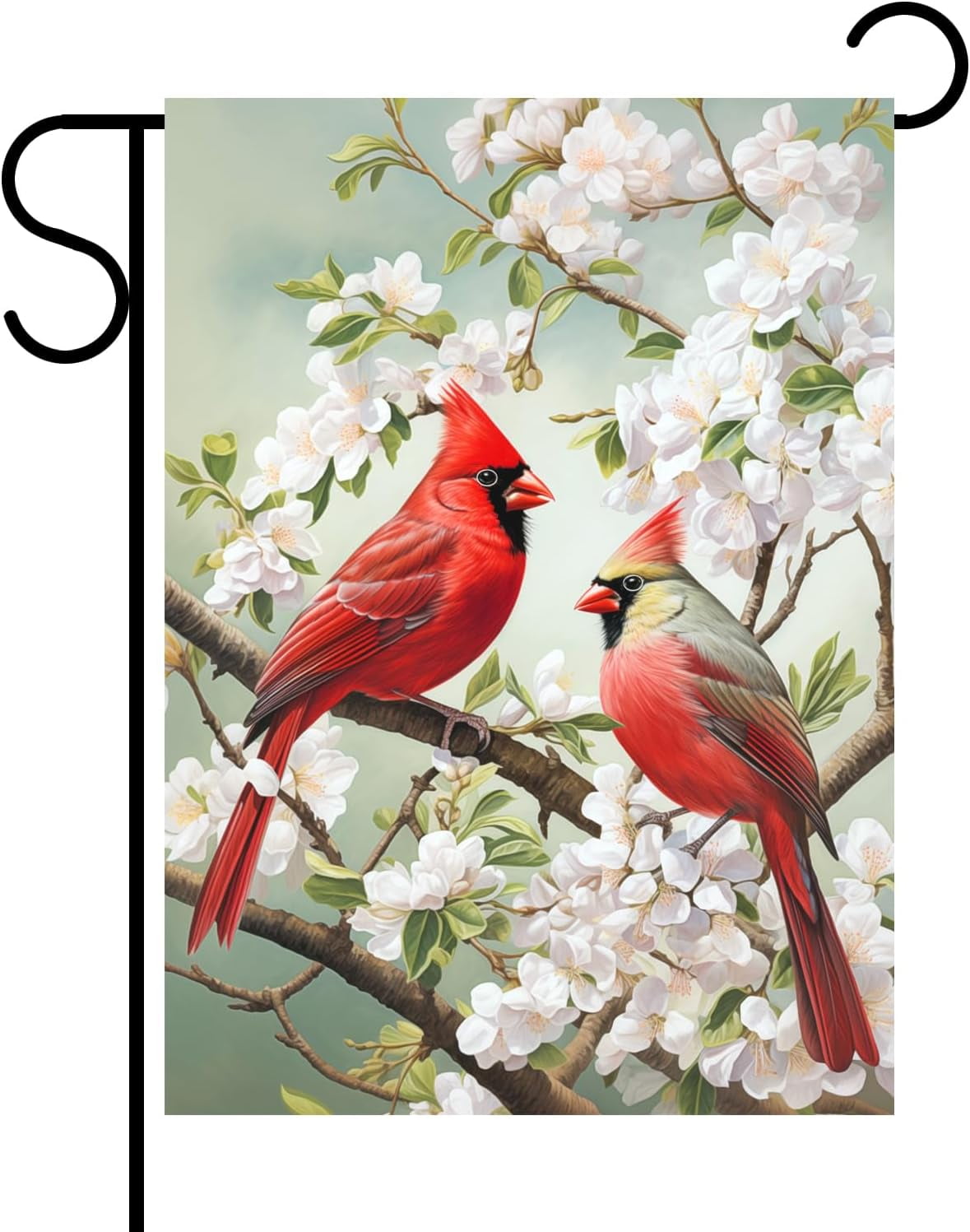 Raisingwell Winter Cardinal Garden Flag 12 x 18 Winter Garden Flags ...