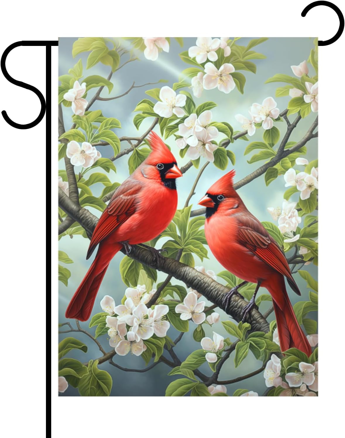 Raisingwell Winter Cardinal Garden Flag 12 x 18 Winter Garden Flags ...