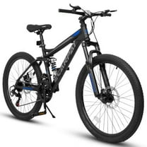 Ambifirner 26 inch City Bike Fat Tire Mountain Bike - Full Shimano 21 ...