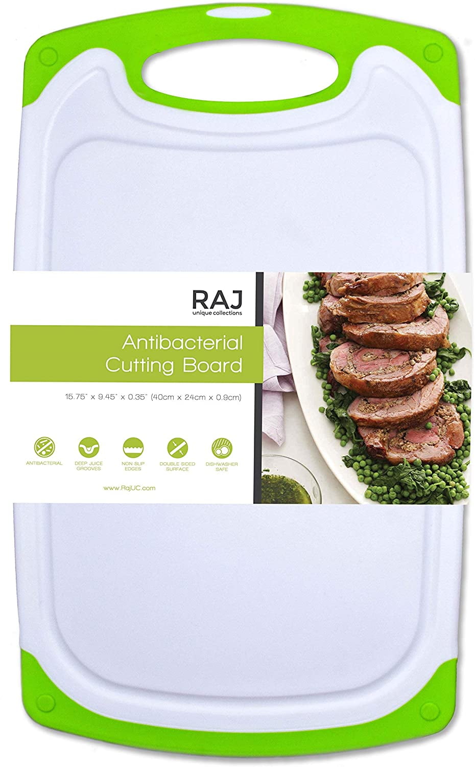 Raj Plastic Cutting Board Reversible Cutting board, Dishwasher Safe, Chopping Boards, Juice ...