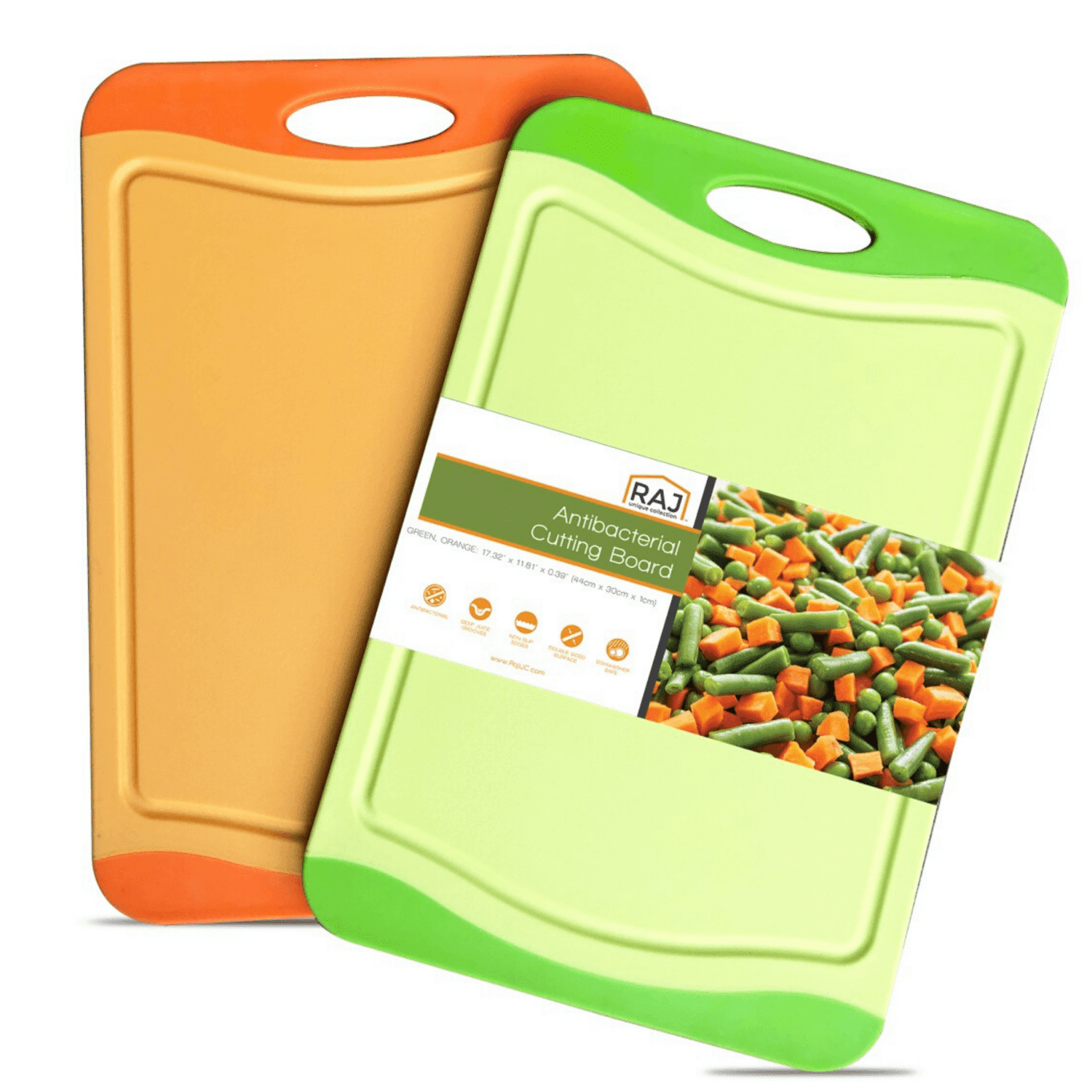 Raj Plastic Cutting Board Reversible Cutting board, Dishwasher Safe ...