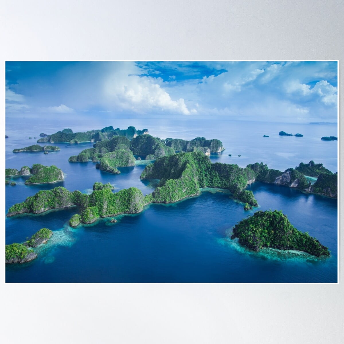 Raja Ampat Islands, Indonesia Poster Wall Art, Modern Wall Decor For ...