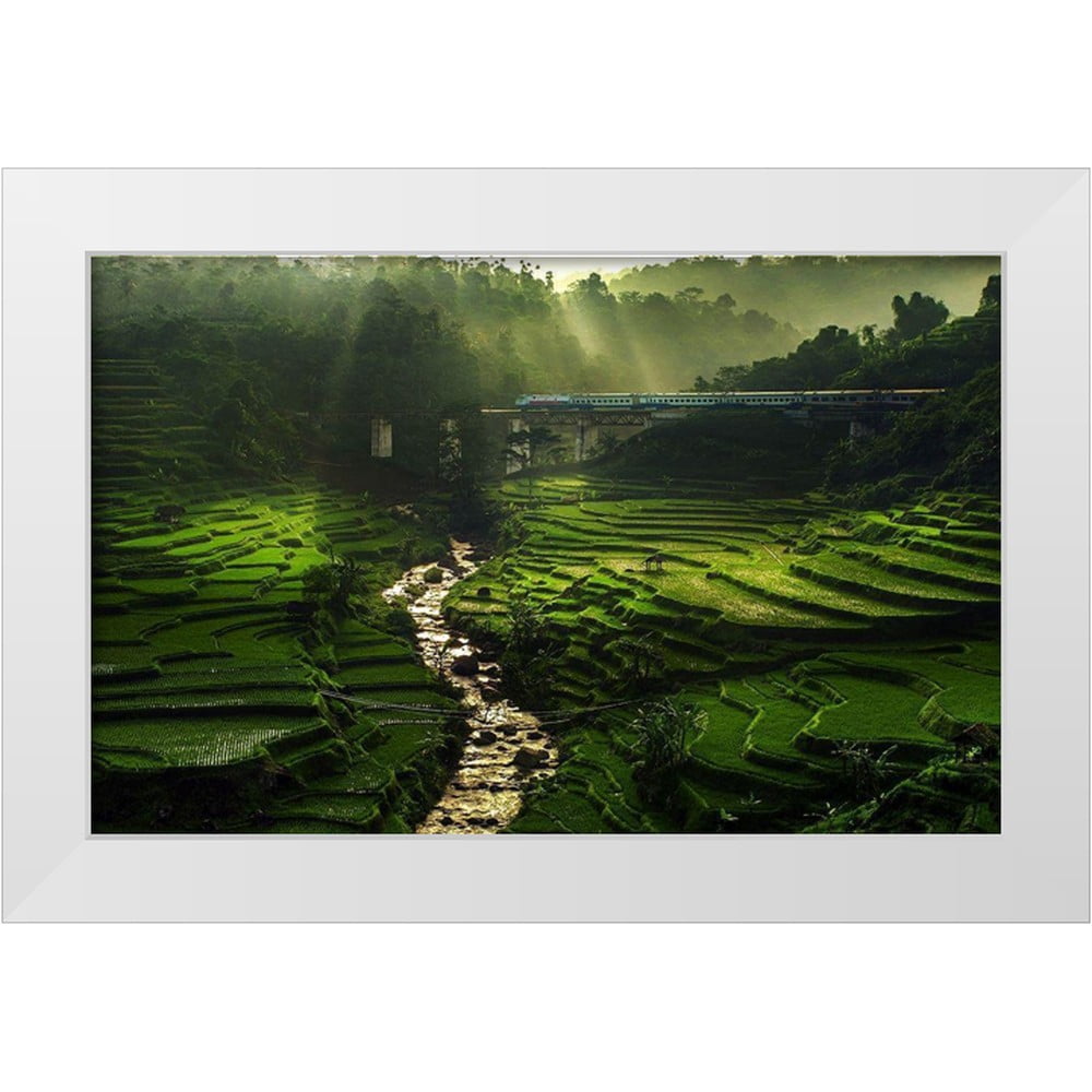Raja Sulbar, Ismail 24x17 White Modern Wood Framed Museum Art Print ...