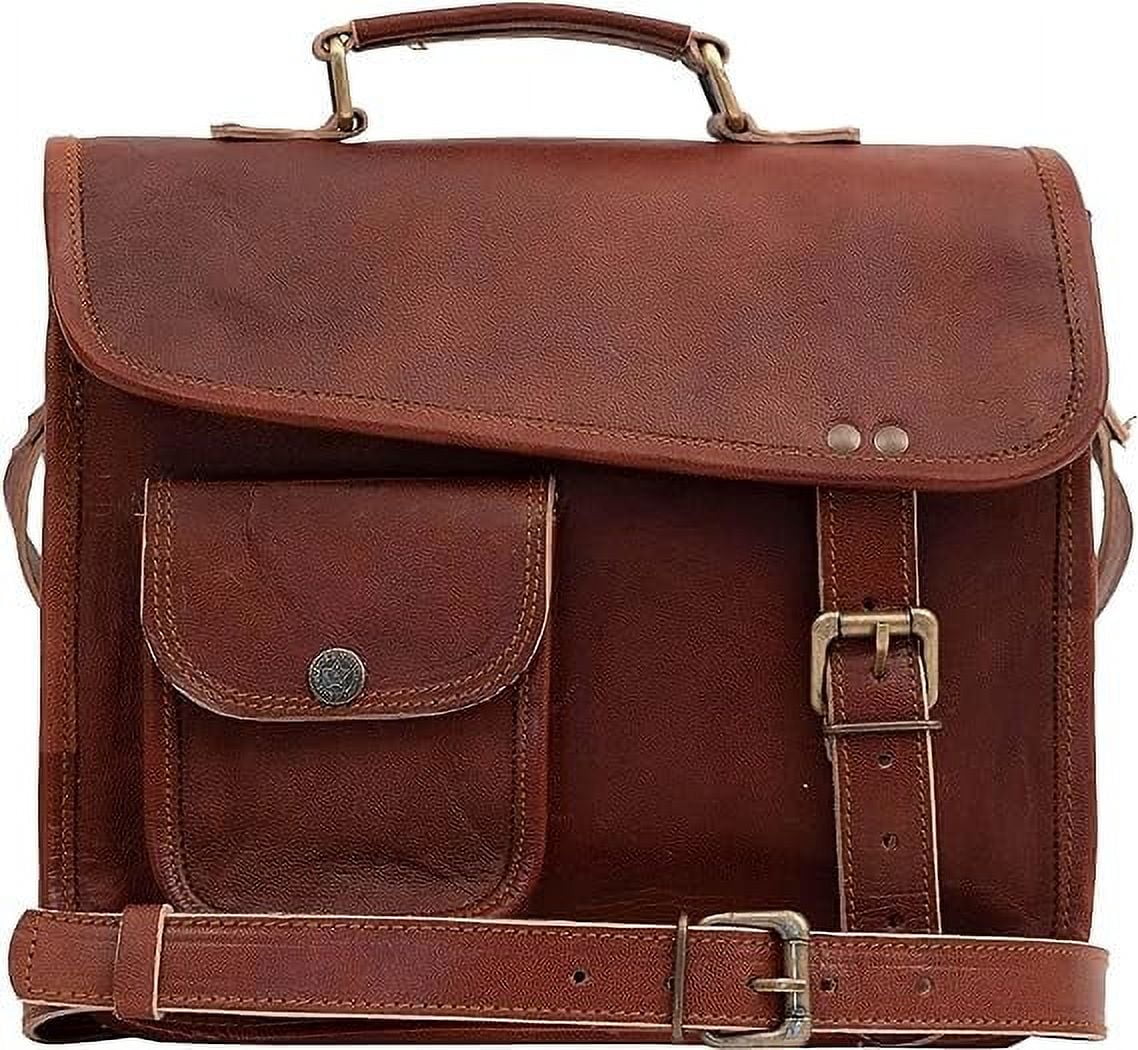 Rajeriya-Leather 11 Inch Vintage Leather Ipad Messenger Bag For Office ...