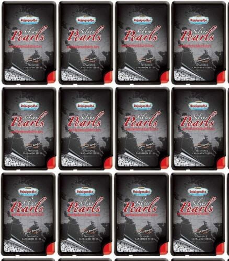 Rajnigandha Silver Pearls 12 x 5.75g Saffron Flavoured Elaichi Cardamom ...