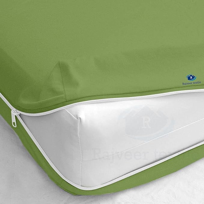 Rajveer Textile Queen Zipper Fitted Sheet 18" Inch Deep Pocket - Hotel ...