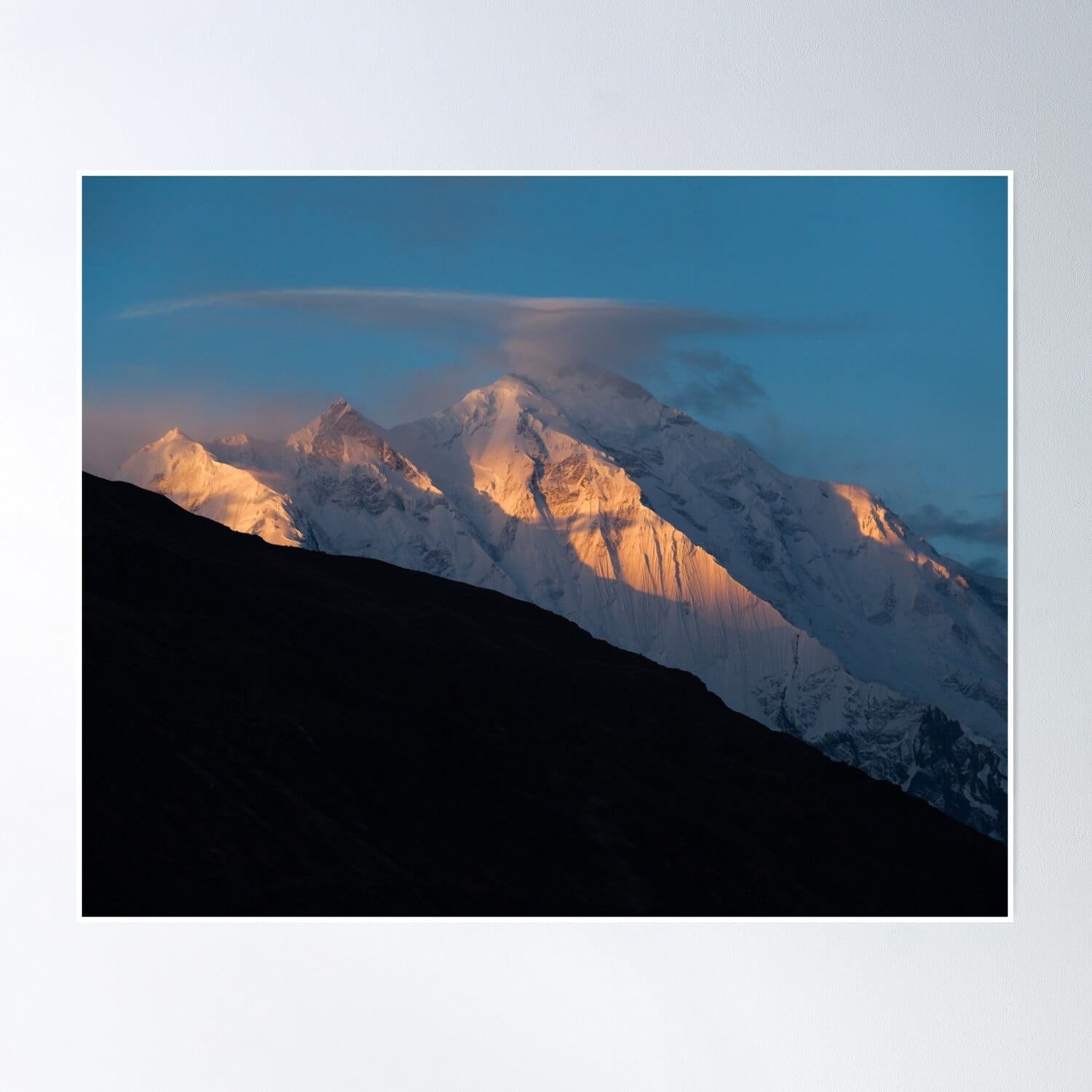Rakaposhi Poster Wall Art, Modern Wall Decor, 8x12 UNFRAMED - Walmart.com