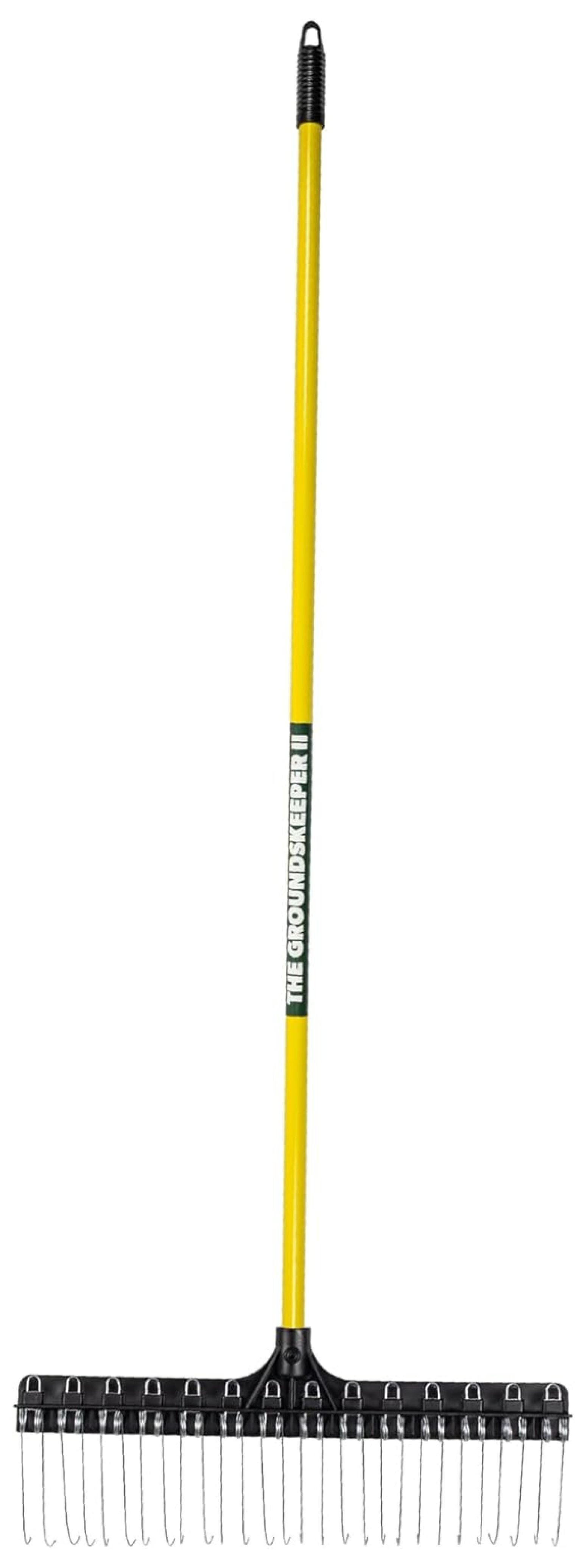Rake 55-inch Lightweight Fiberglass Handle, 21-inch Head, Durable Steel ...