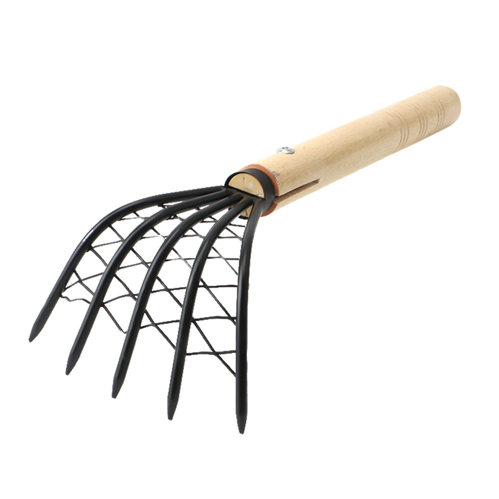 Rake With Mesh Mesh 15 Inch Japanese Hand Rake 5 Teeth Steel Clam Long ...