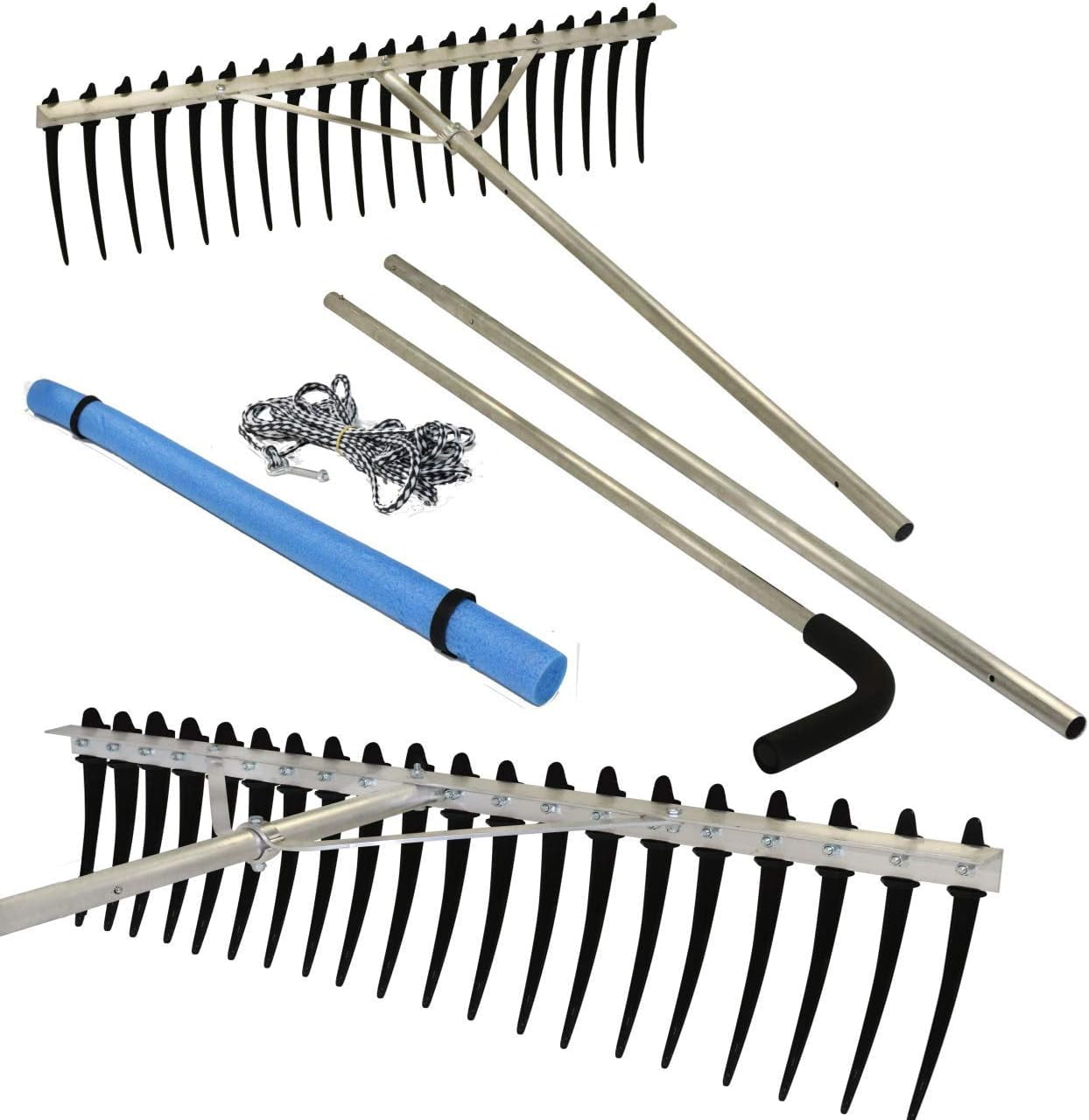 Rake Zilla: Multipurpose Heavy-Duty Water Tool for Aquatic Weed Rake ...