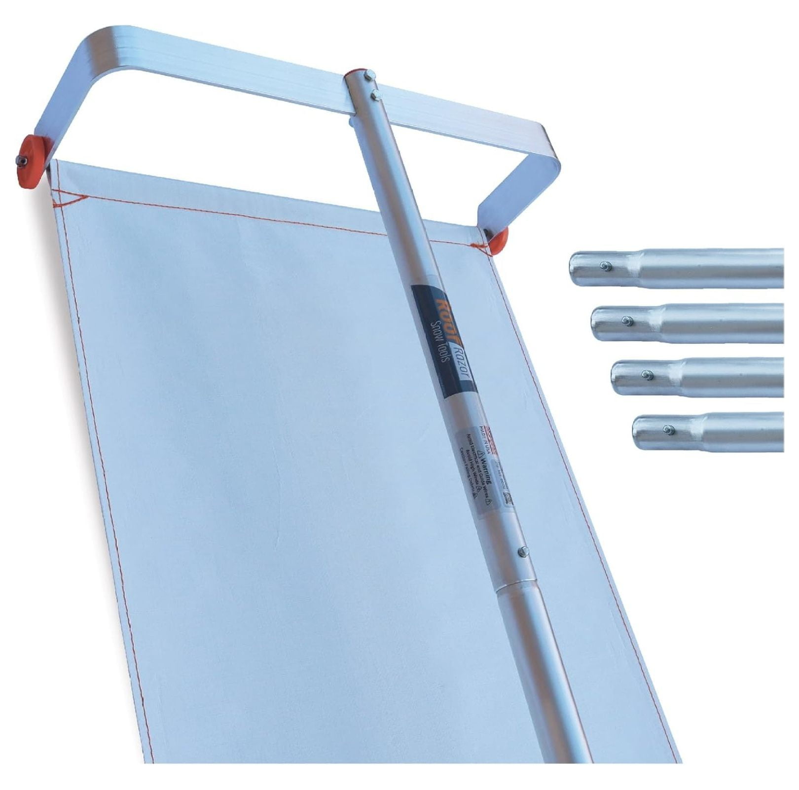 Rake for Snow Removal | Safe on Roof Snow Tool Heavy-duty-25ft of Pole ...