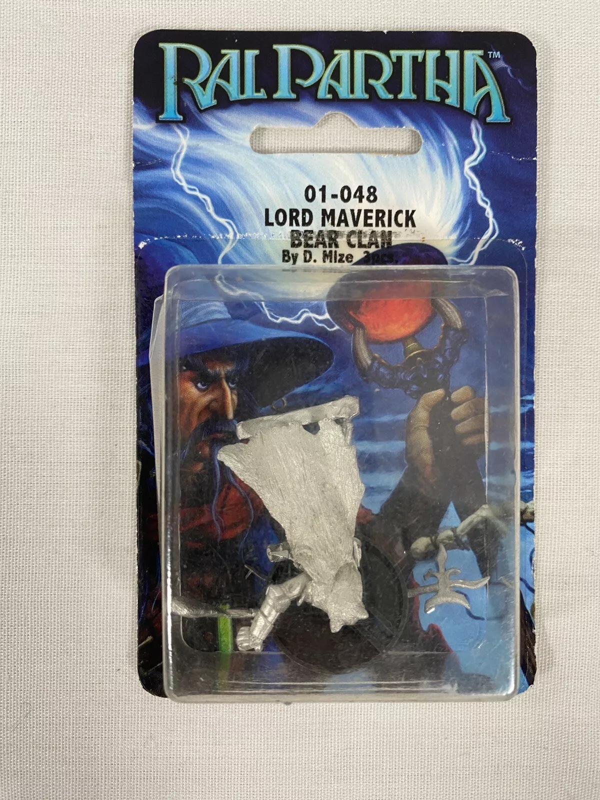 Ral Partha # 01-048 Lord Maverick Bear Clan - New D&D pewter miniature ...