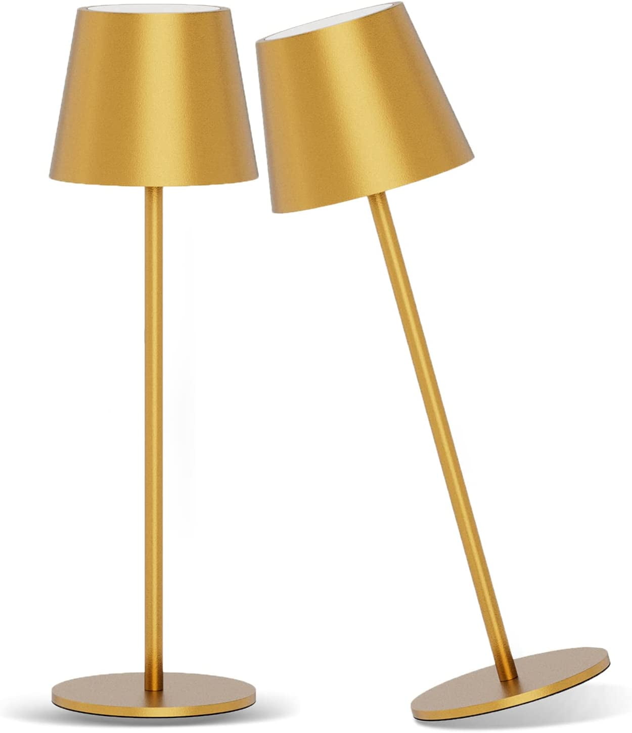 Ralbay-Lighting Rechargeable LED Table Lamp, Portable Gold Waterproof ...