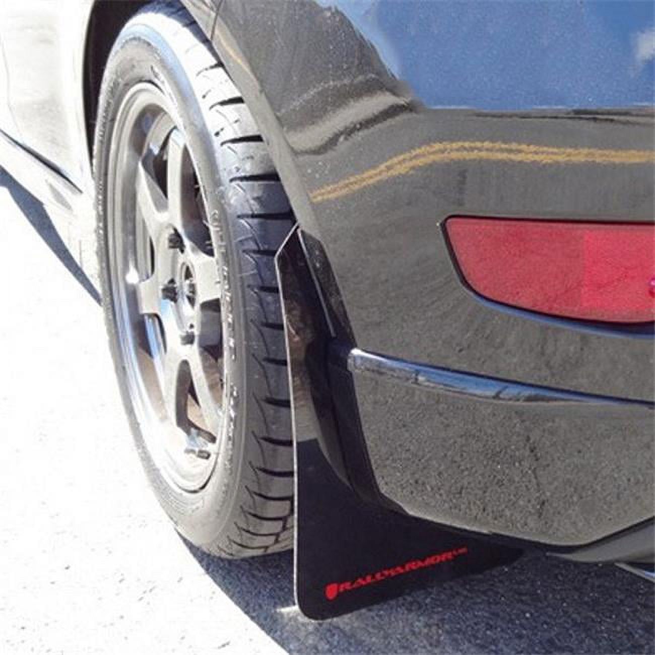 Rally Armor MF29-UR-BLK-RD ST Black Mud Flap with Red Logo for 13 Plus ...
