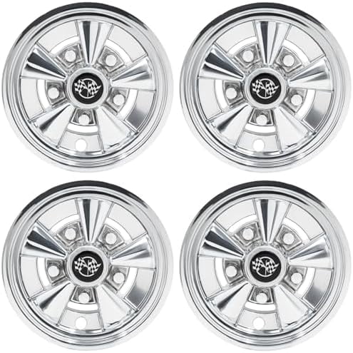 Rally Classic 10 inch Golf Cart Wheel Covers/Hub Caps | Chrome Finish ...