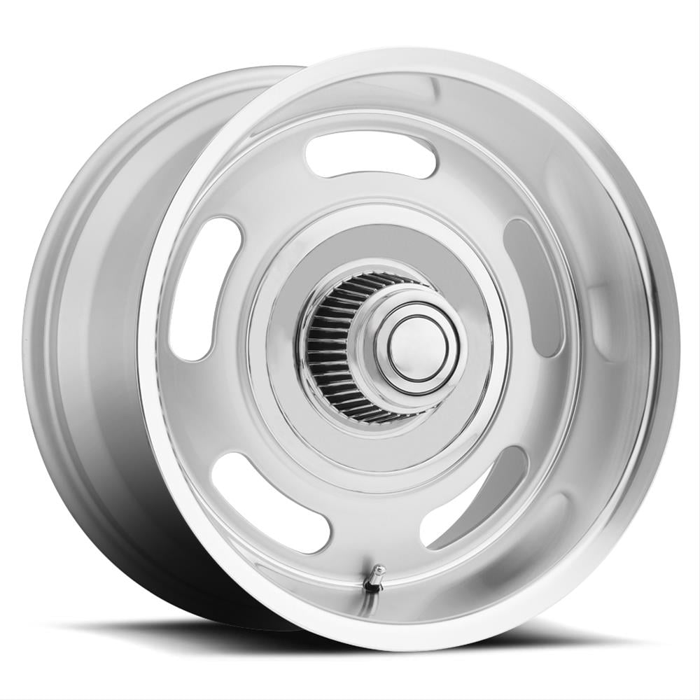Rally Custom Wheel 18x8 inch 5-120.65 Bolt-Pattern 0 Offset Silver ...