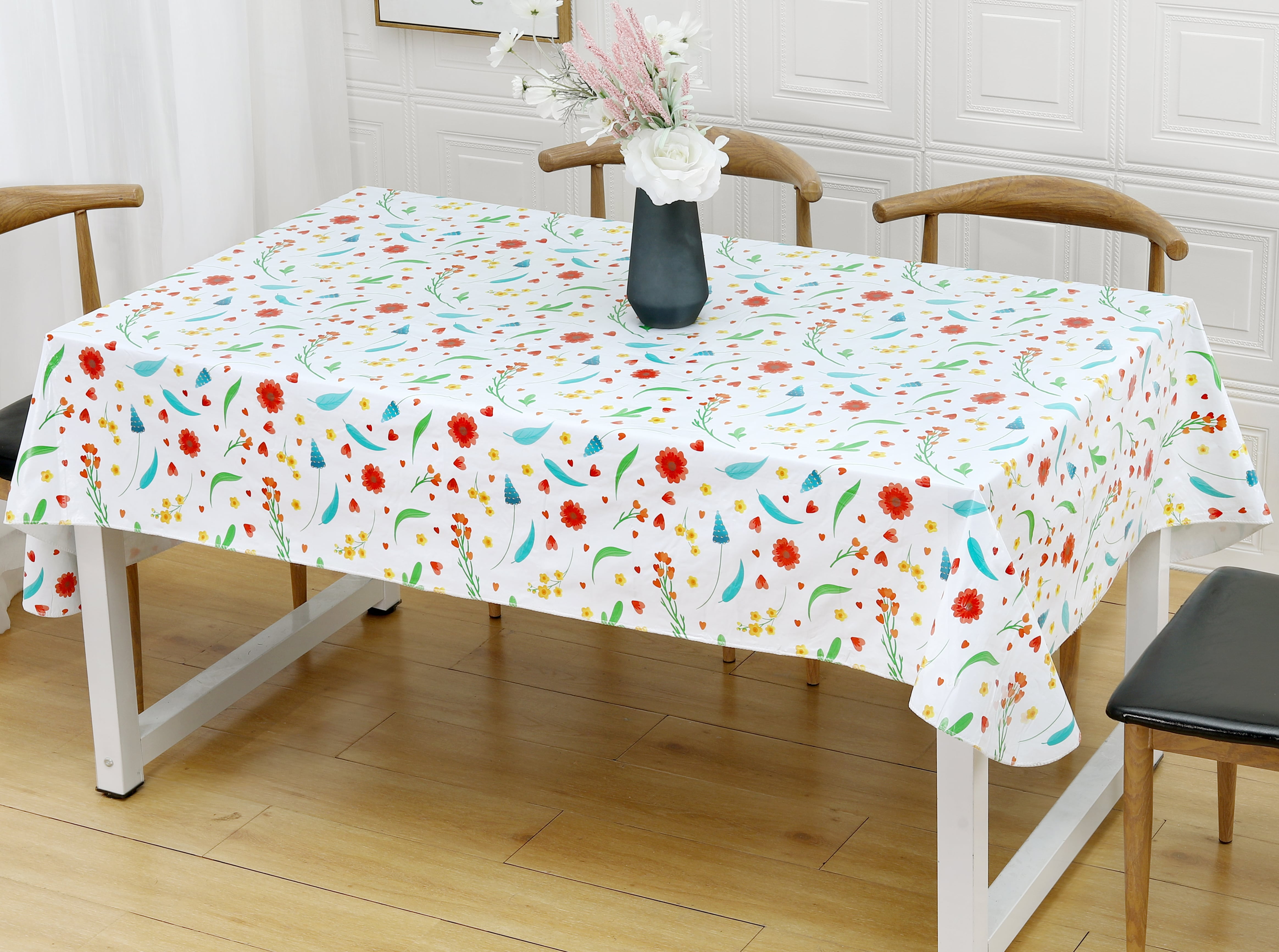 Rally Home Goods Indoor Outdoor Patio Vinyl Rectangle Tablecloth ...