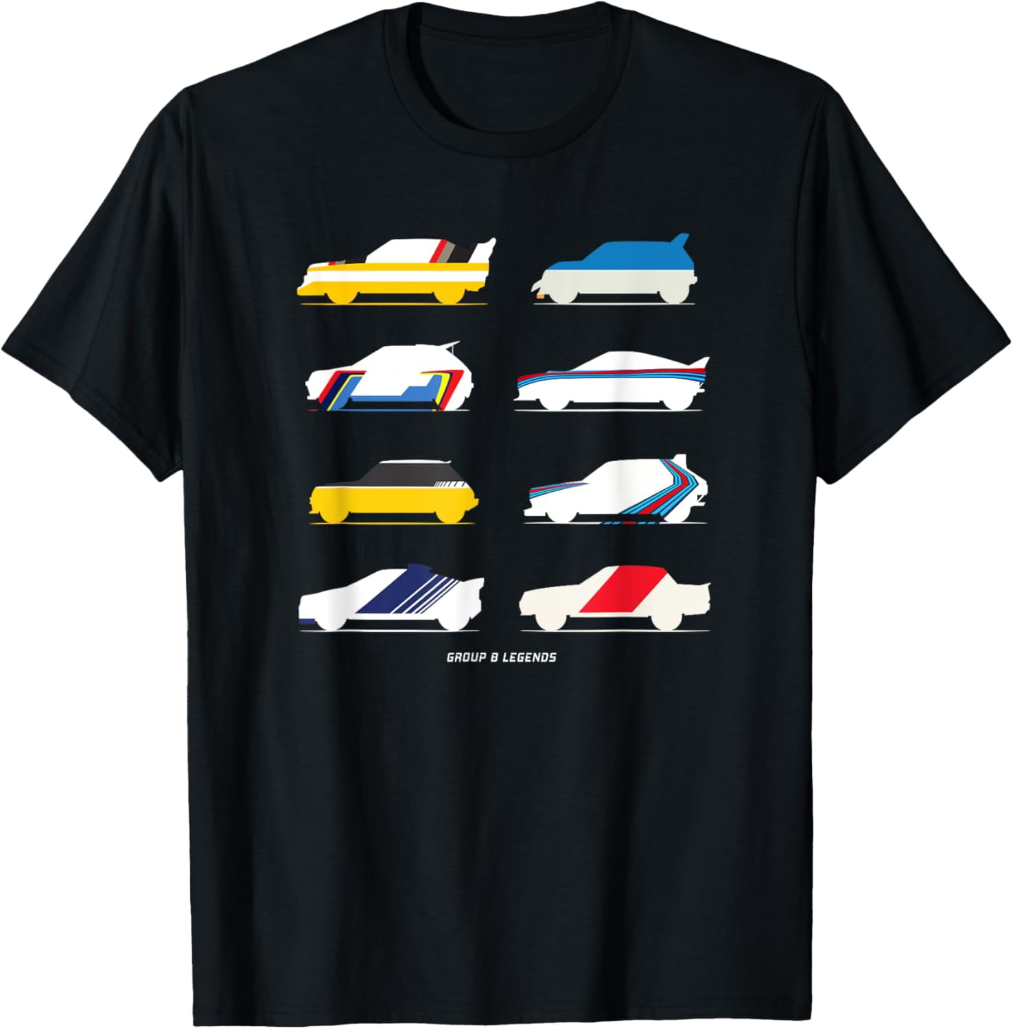 Rally Legends Group B classic rally car design T-Shirt - Walmart.com