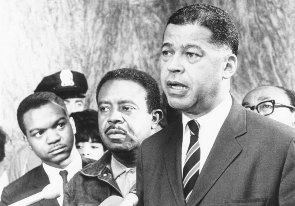 Ralph Abernathy With Sen. Edward Brooke After Meeting With A ...