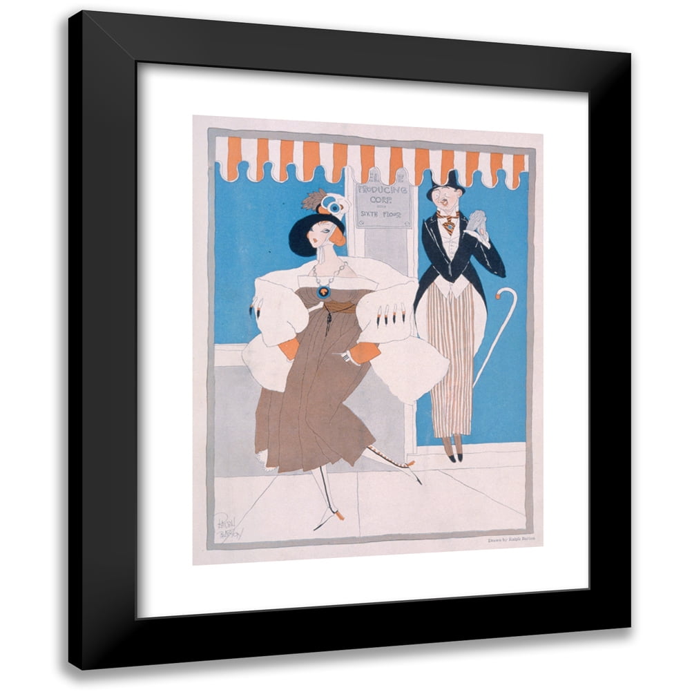 Ralph Barton 15x18 Black Modern Framed Museum Art Print Titled - The ...
