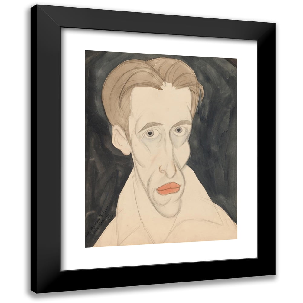 Ralph Barton 19x24 Black Modern Framed Museum Art Print Titled - Self ...