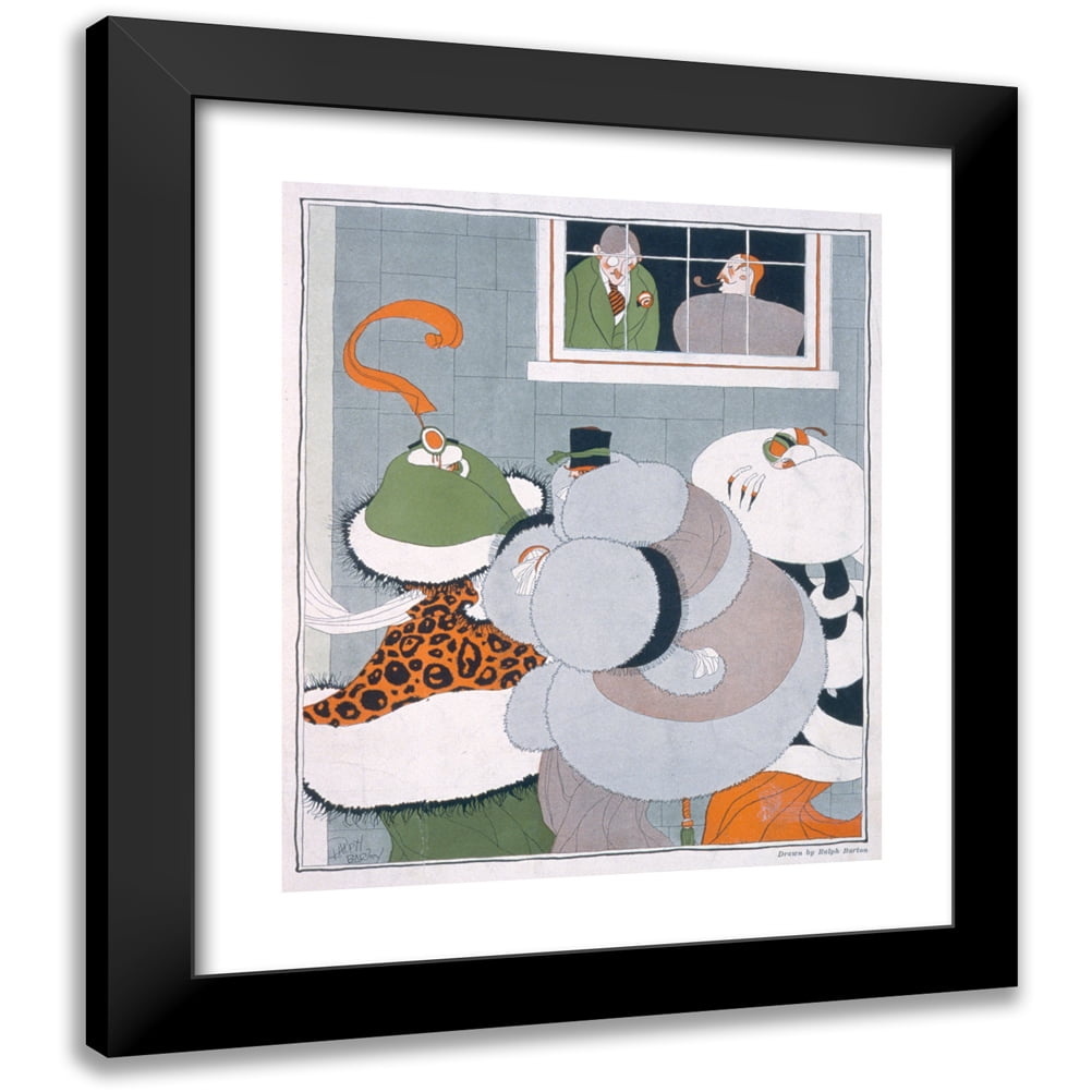 Ralph Barton 20x23 Black Modern Framed Museum Art Print Titled ...