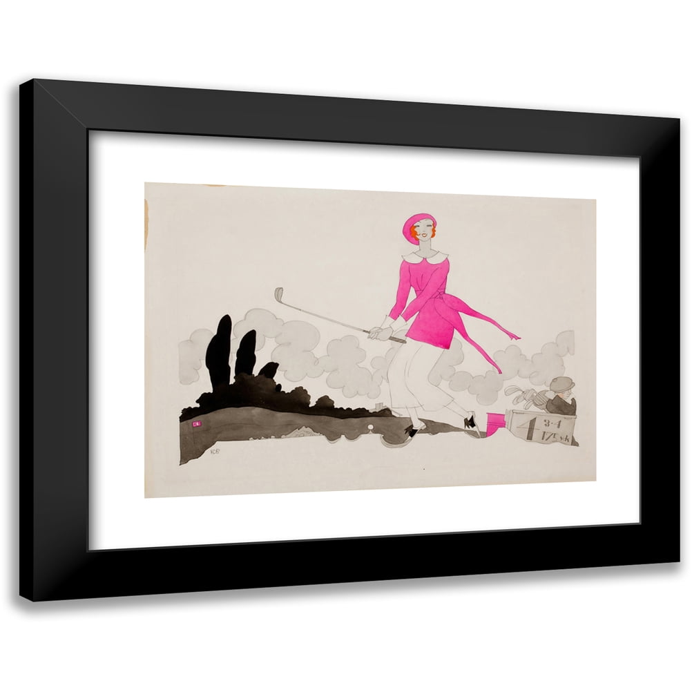 Ralph Barton 24x18 Black Modern Framed Museum Art Print Titled - Good ...