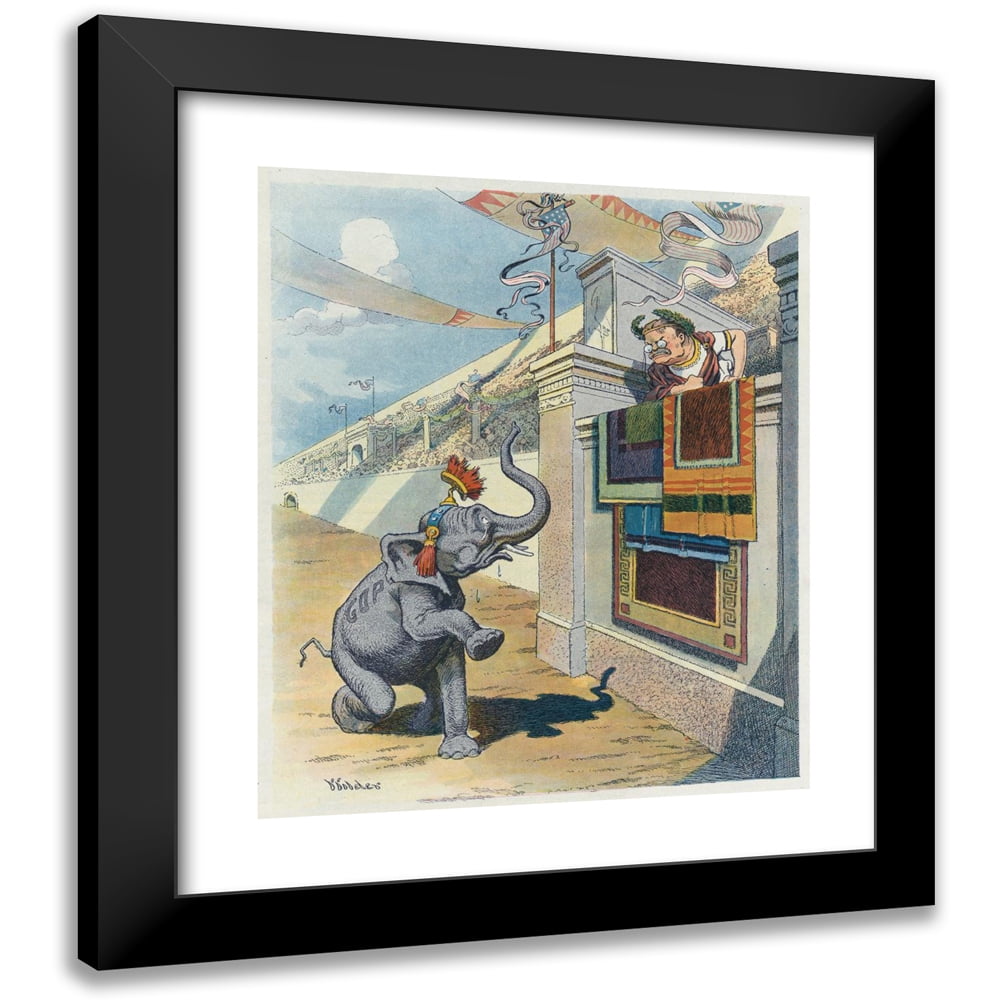 Ralph Everett Wilder 12x14 Black Modern Framed Museum Art Print Titled - Hail, Caesar! We Who ...