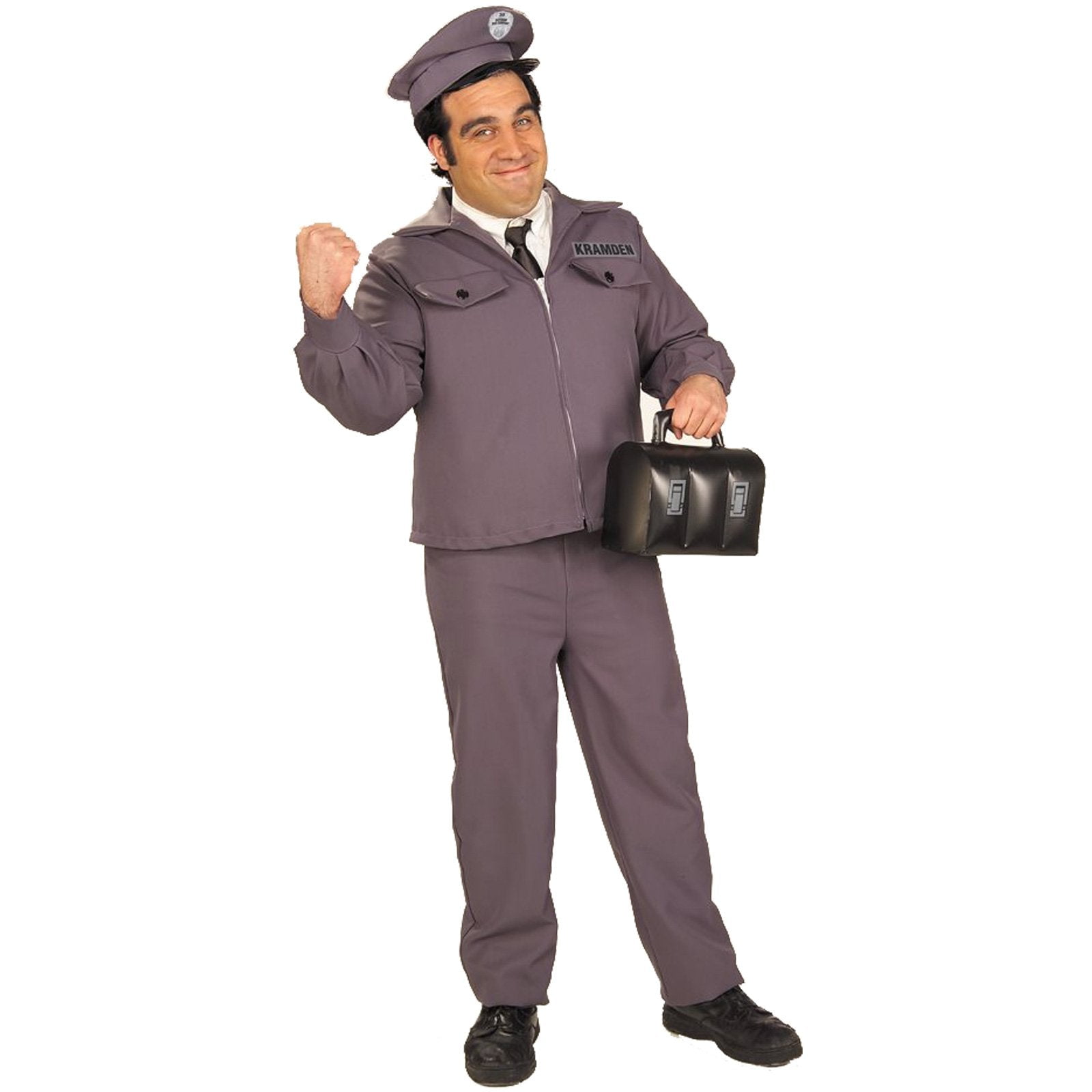 Ralph Kramden Bus Driver Adult Costume The Honeymooners Mens Jackie ...