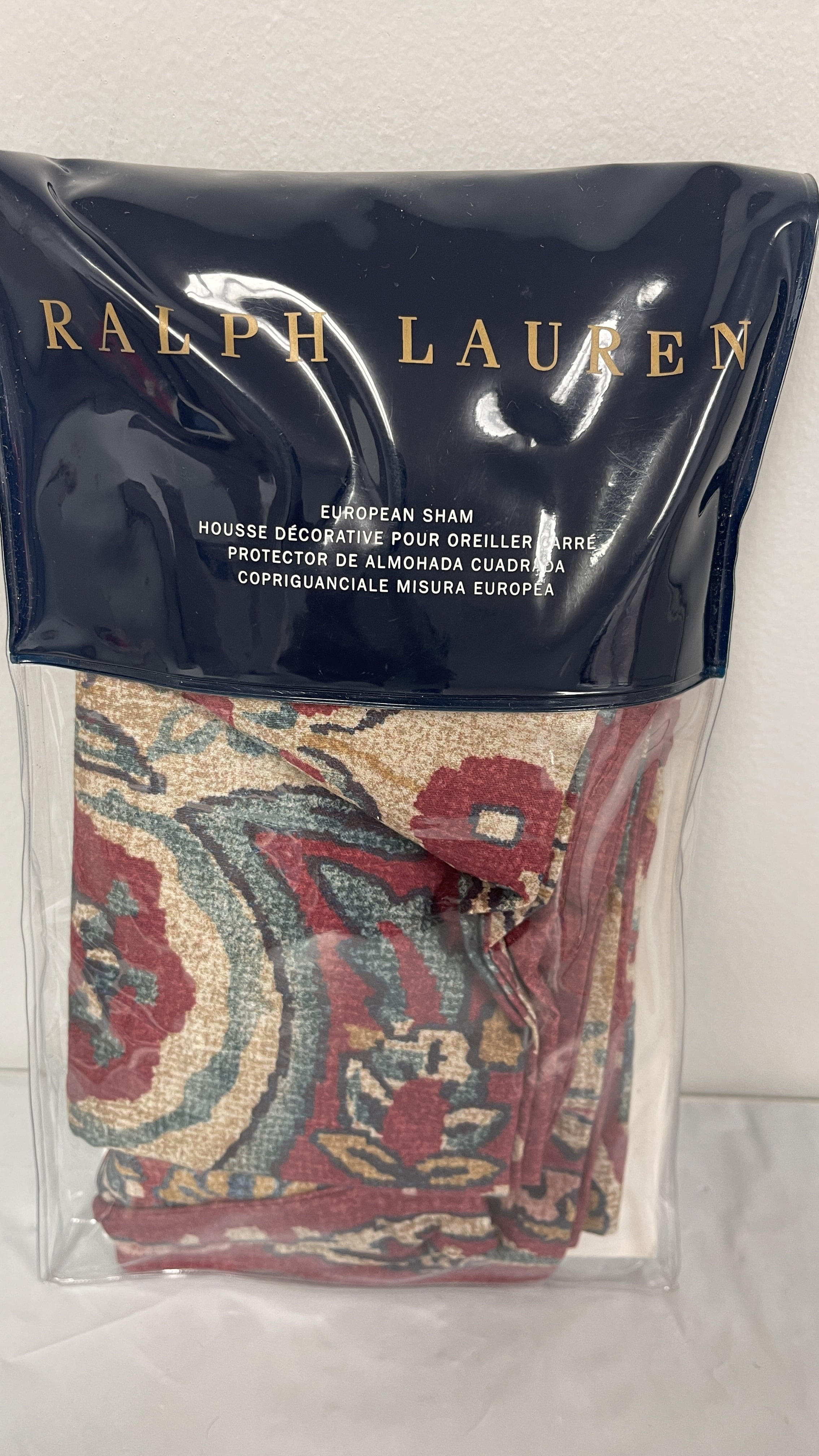 Ralph Lauren Bohemian Muse Larson Burg Mu Euro European Sham 26x26 ...