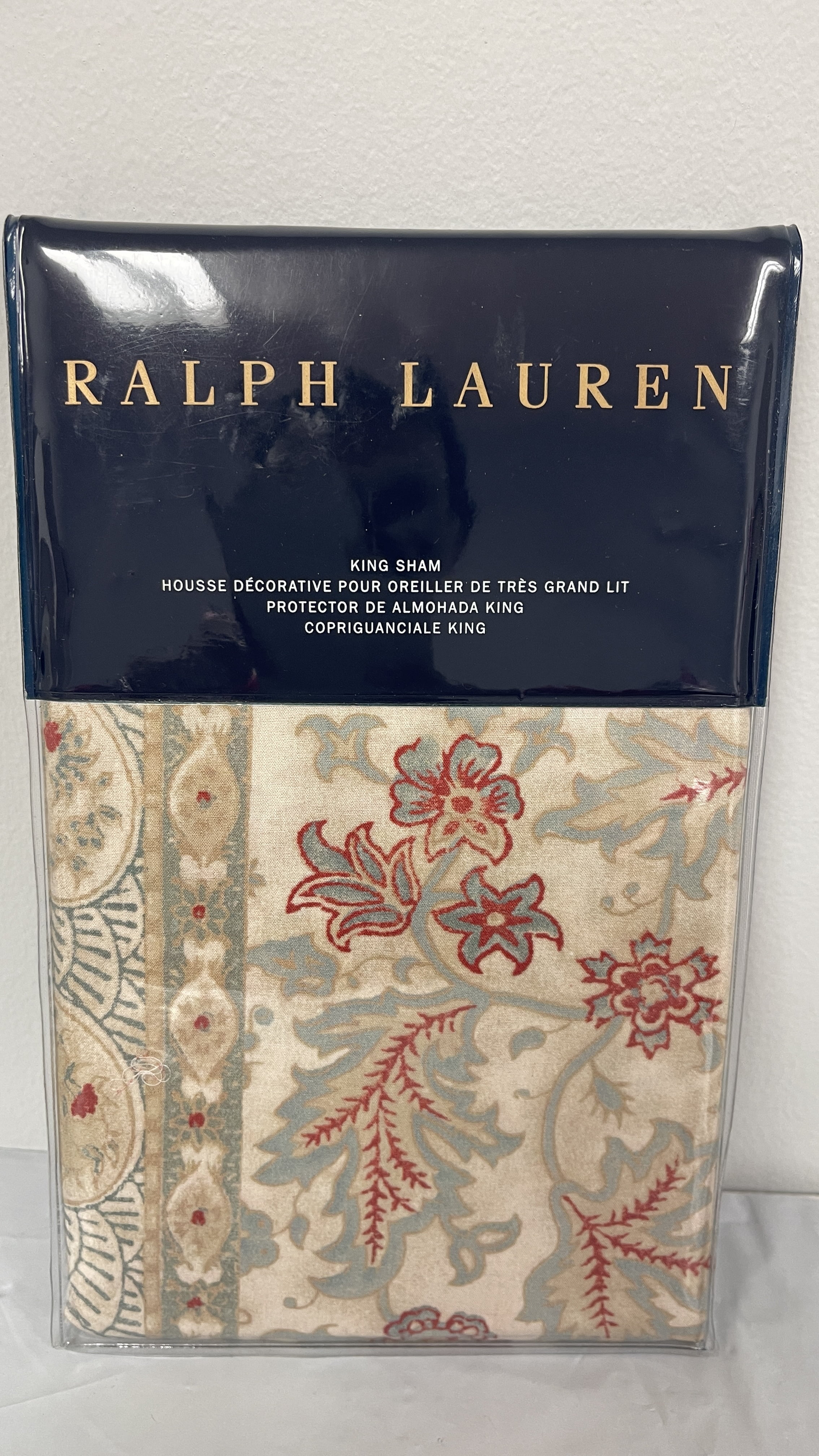 Ralph Lauren Half Moon Bay Phoebe Pale Blue King Sham - Walmart.com