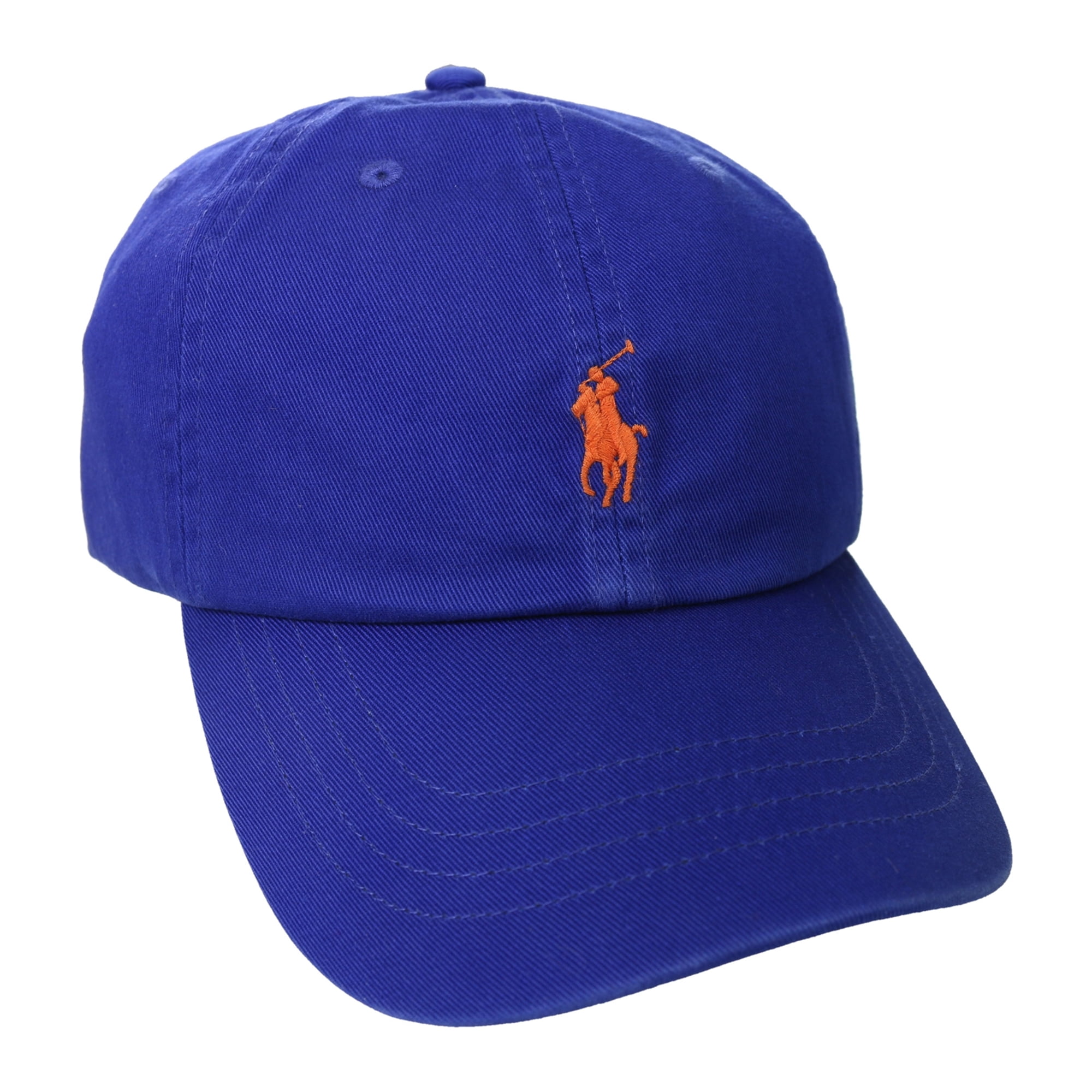 Ralph Lauren Mens Cotton Chino Baseball Cap, Blue, One Size - Walmart.com