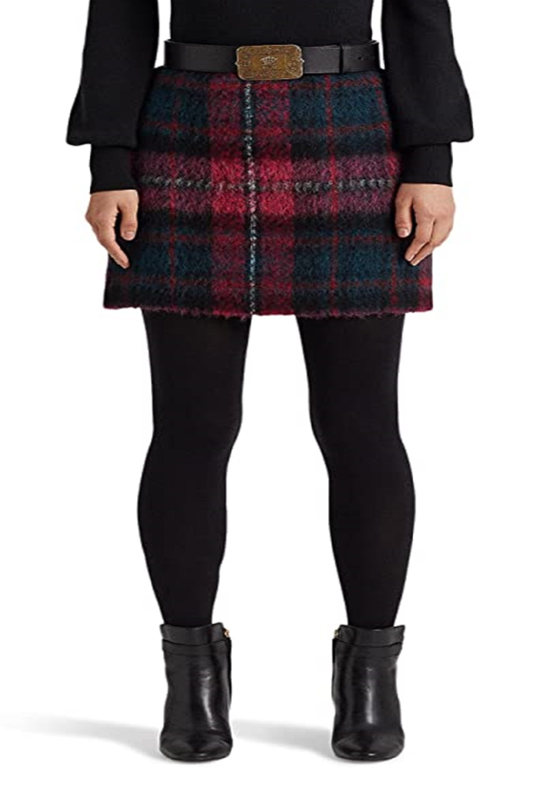 Ralph Lauren Women's Plaid Pencil Miniskirt Pink Size 14 - Walmart.com