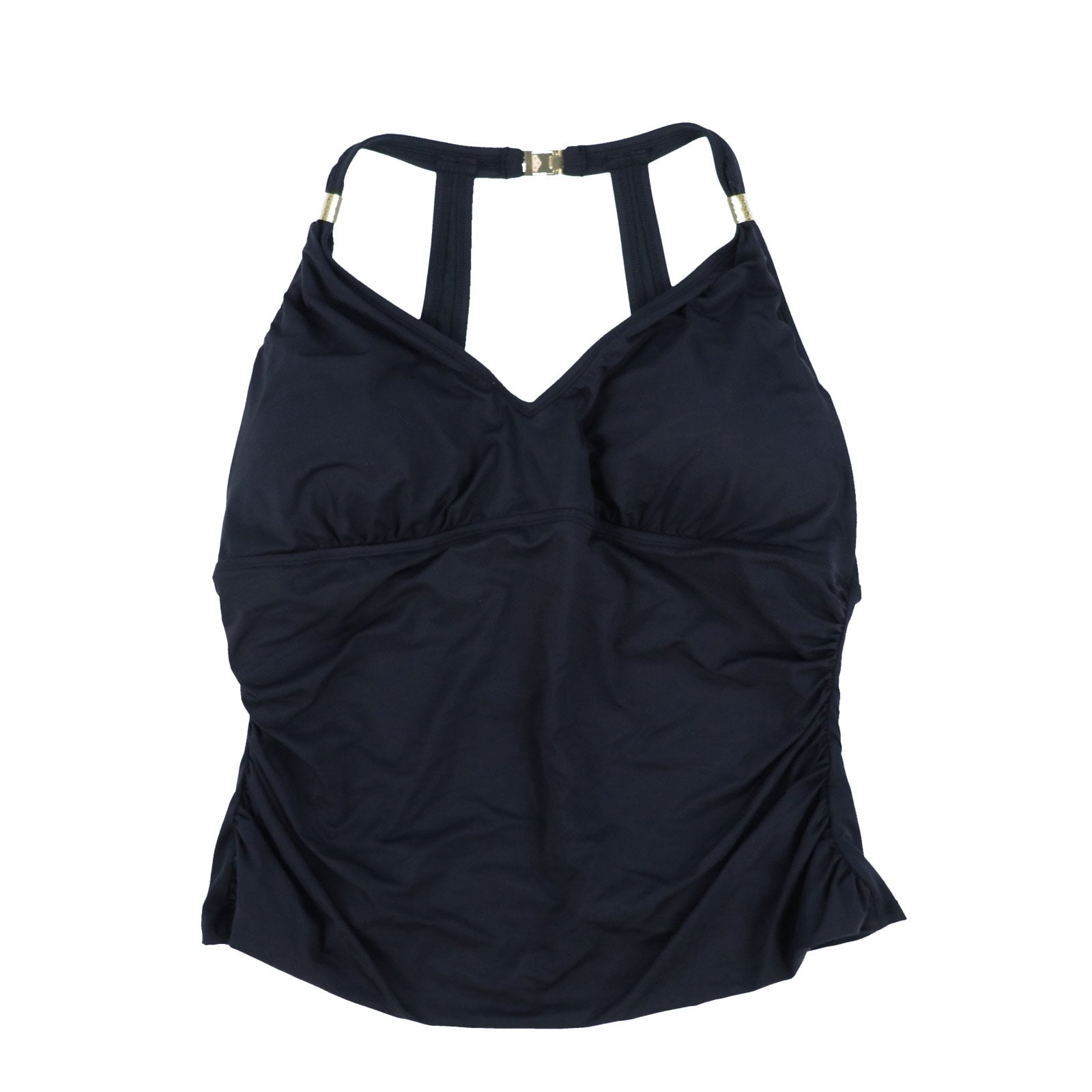 Ralph Lauren Women's Plus Size Tankini Top Halter Black 20W - Walmart.com