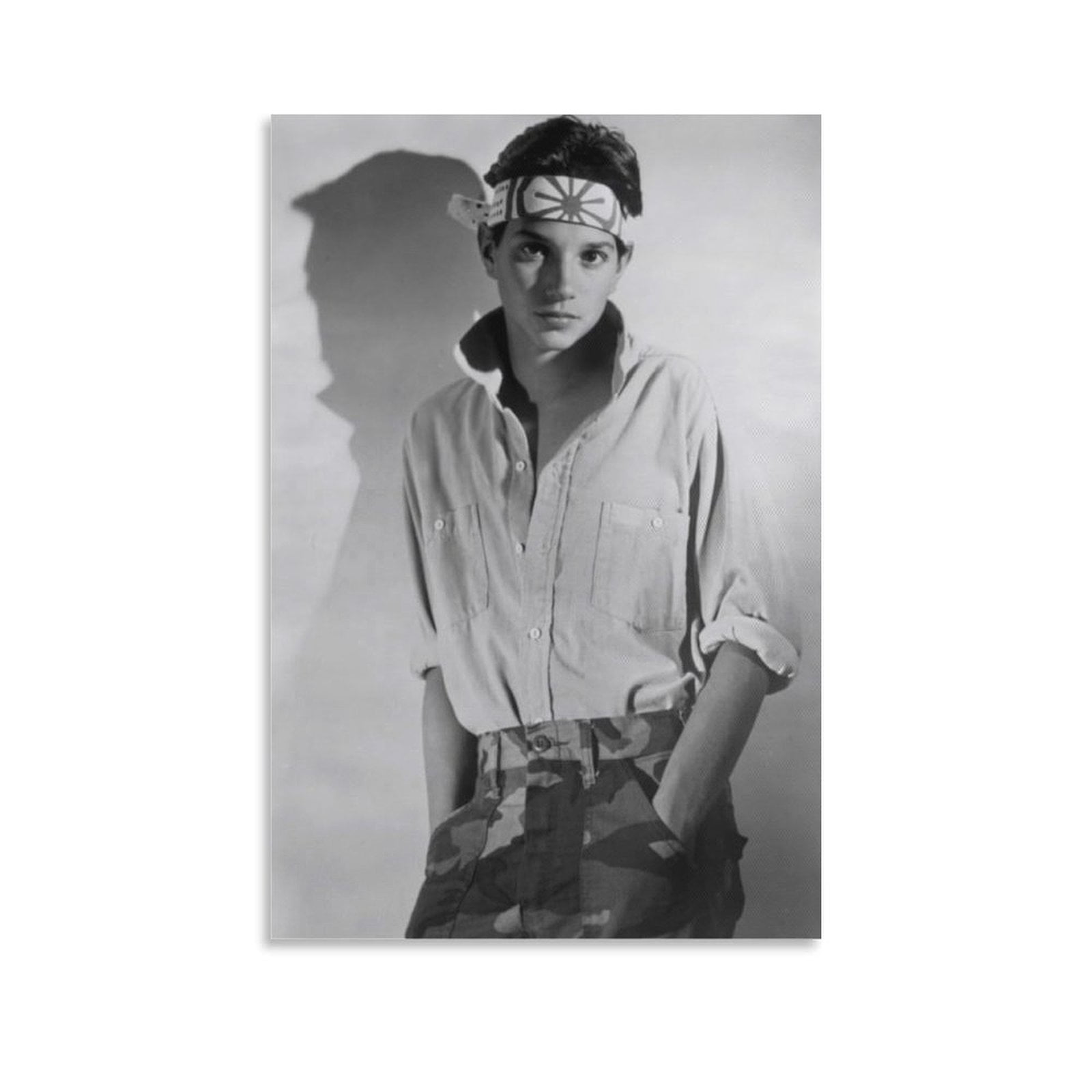 Ralph Macchio Actor Poster Painting On Canvas Wall Art Poster Scroll ...