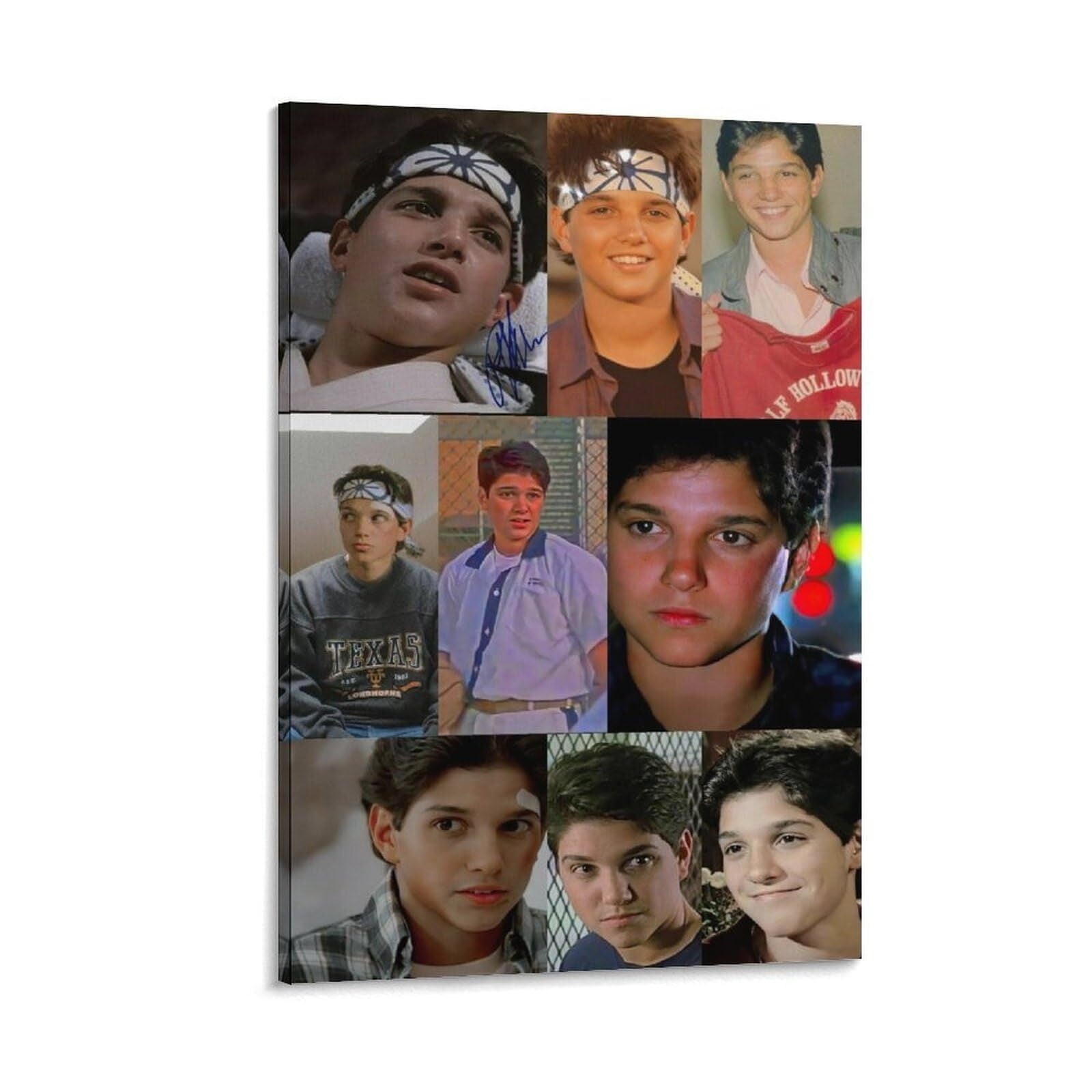 Ralph Macchio Aesthetic Actor Collage Poster 15 Canvas Wall Art Print ...