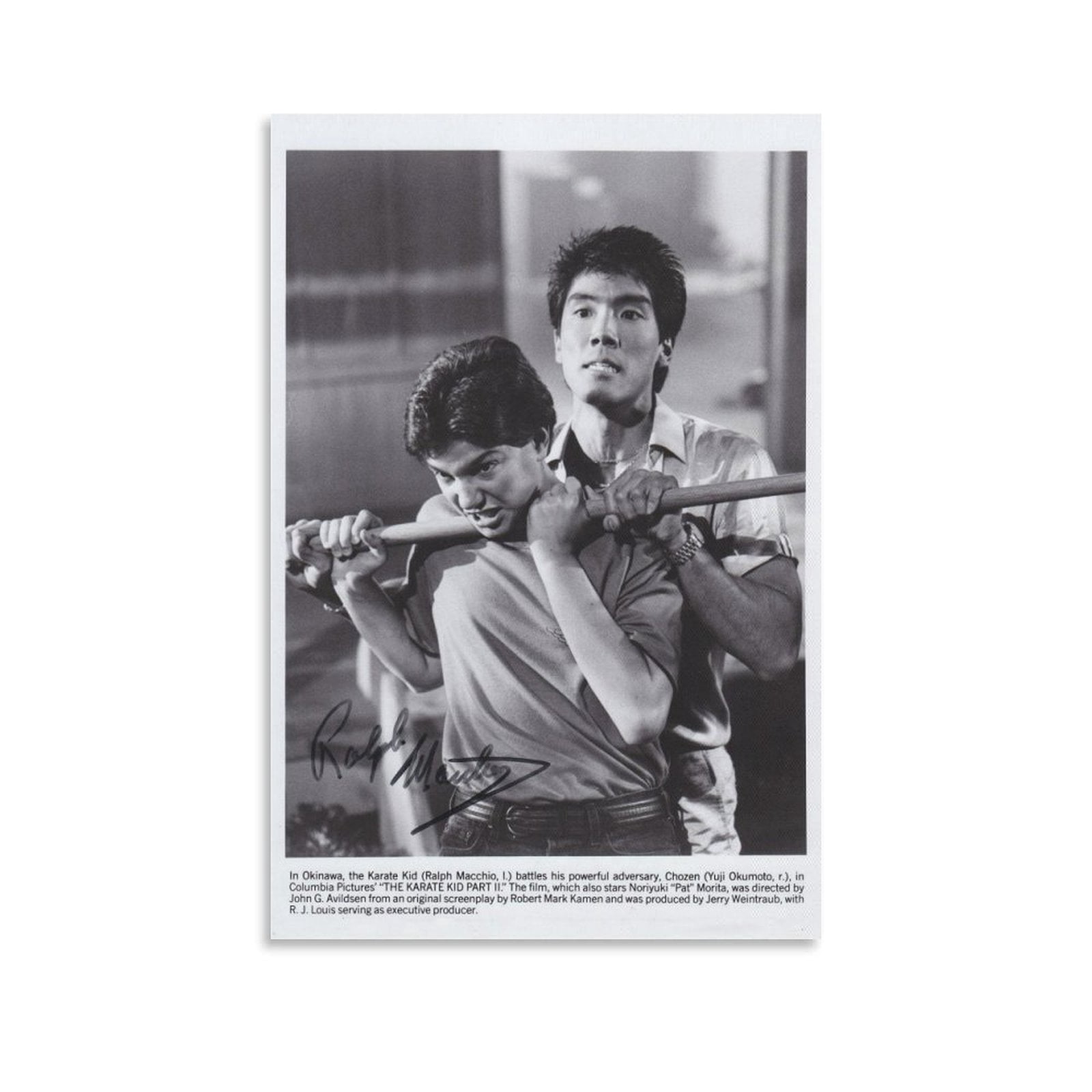 Ralph Macchio Poster Wall Art Poster Scroll Canvas Painting Picture ...