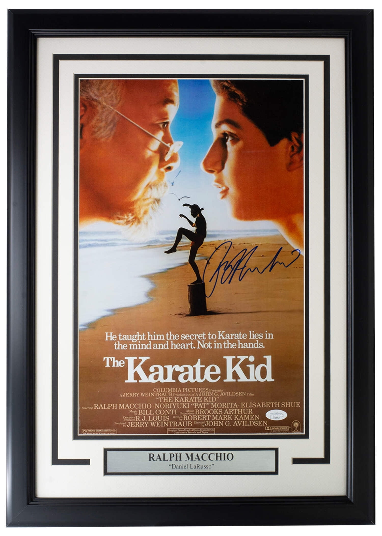 Ralph Macchio Signed Framed 11x17 Karate Kid Poster Photo JSA - Walmart.com