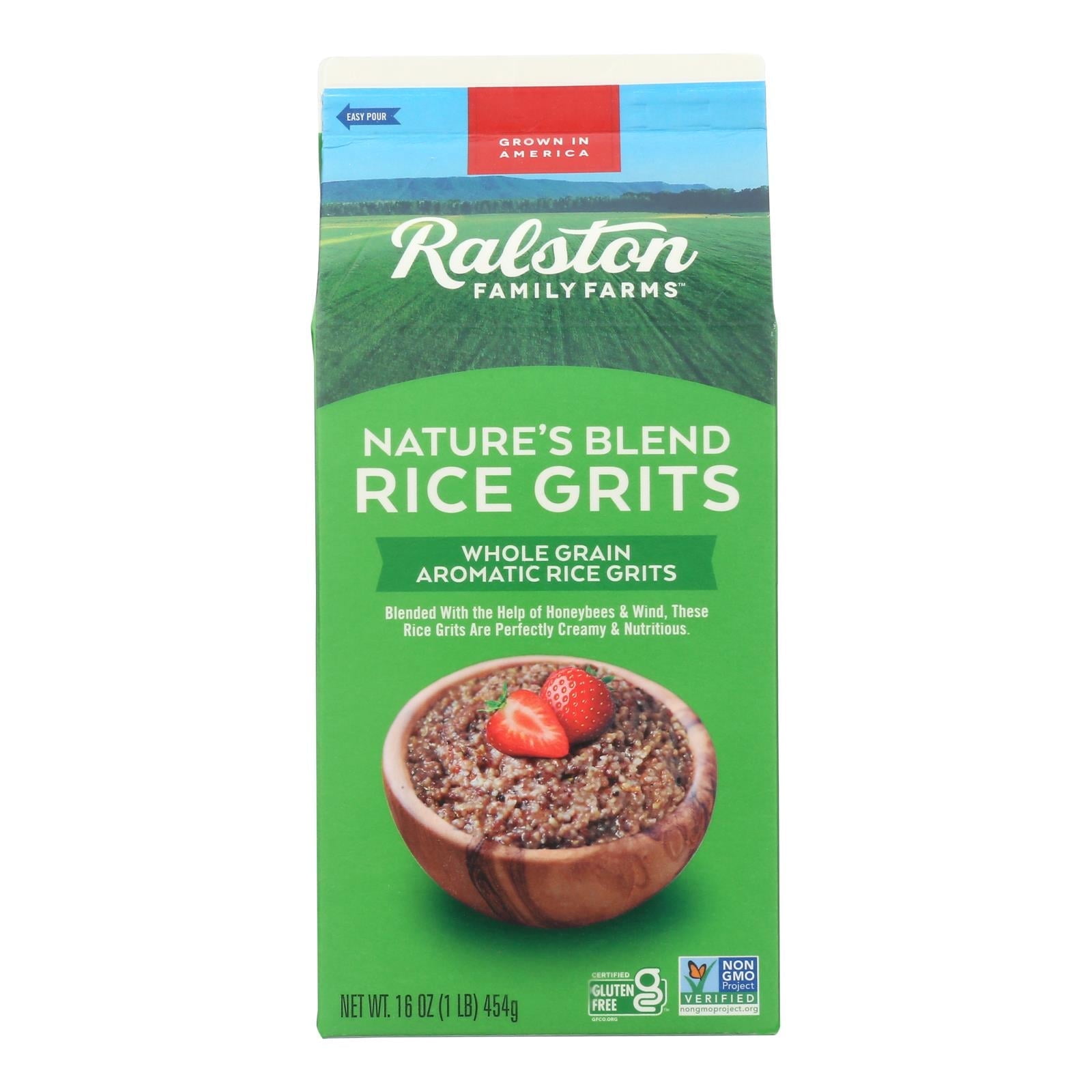 Ralston Family Farms - Rice Grits Nature's Blend - Case of 6-16 OZ ...