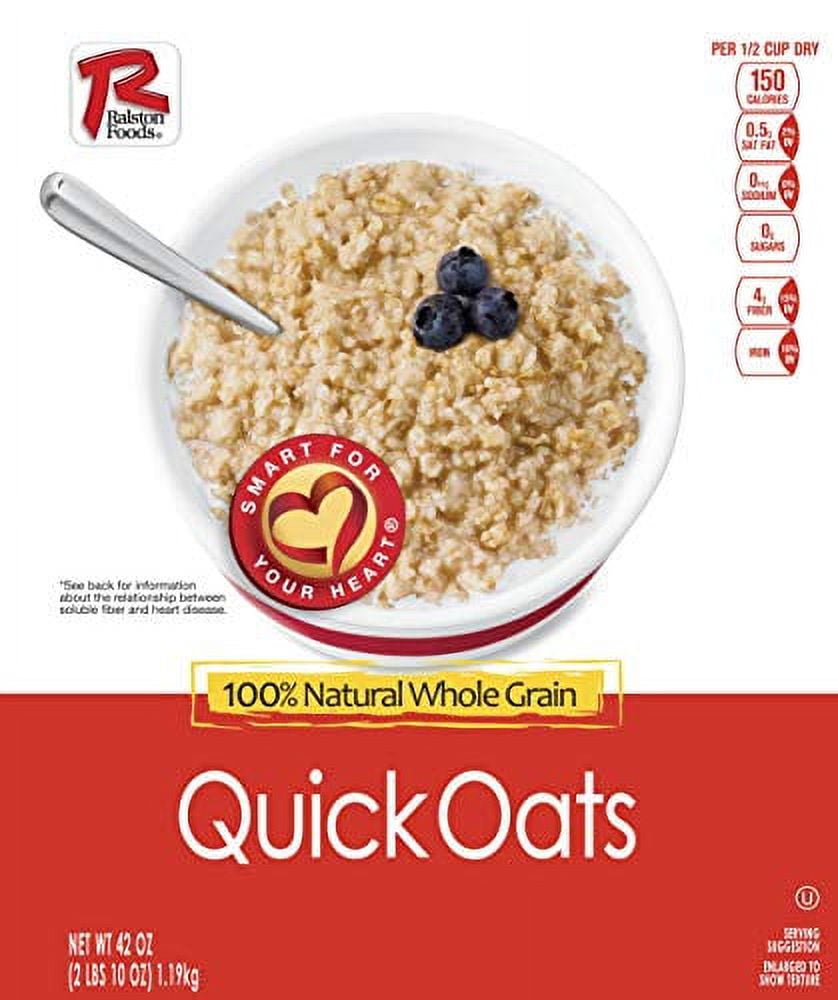 Ralston Foods Quick Oats, 42 oz - Case of 12 - Walmart.com