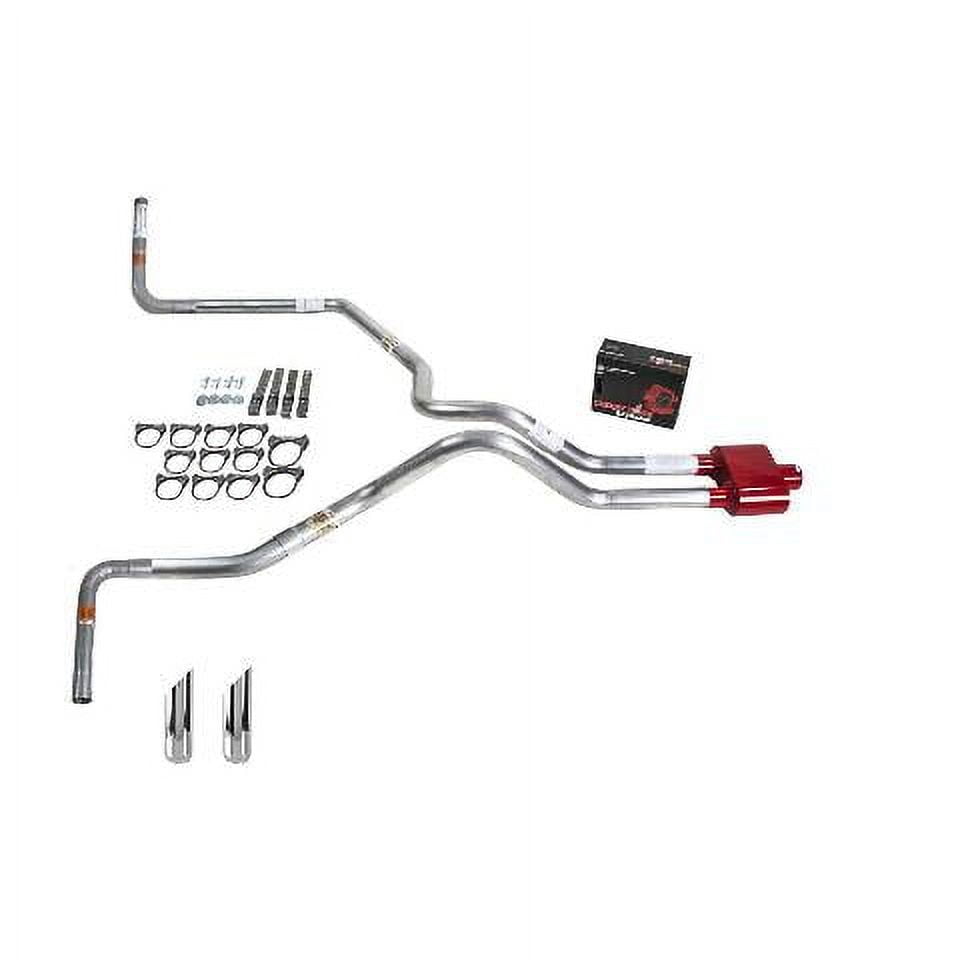 Ram 07-08 dual exhaust 2.5 MA pipe Cherry Bomb Extreme SW Tip Side Exit ...