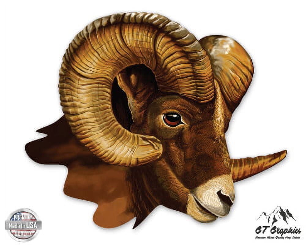 Ram - 12" Vinyl Sticker Waterproof Decal - Walmart.com