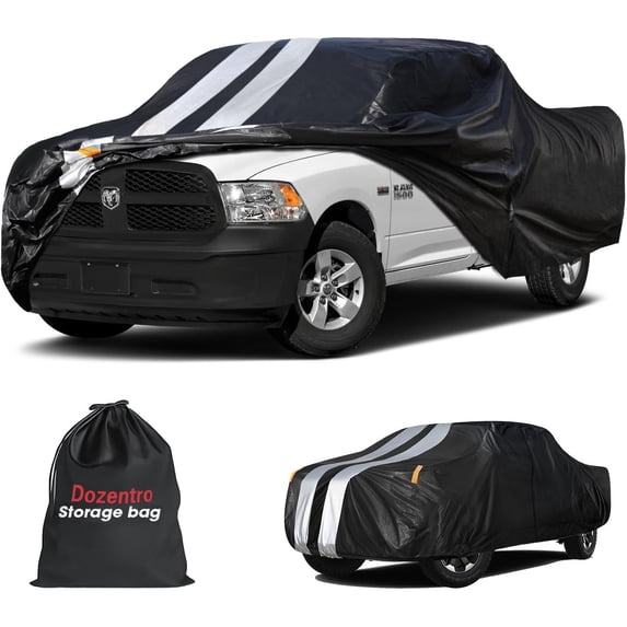 Ram 1500 Truck Cover Custom Fit 2009-2026 Crew Cab Short Bed(5.75 ...