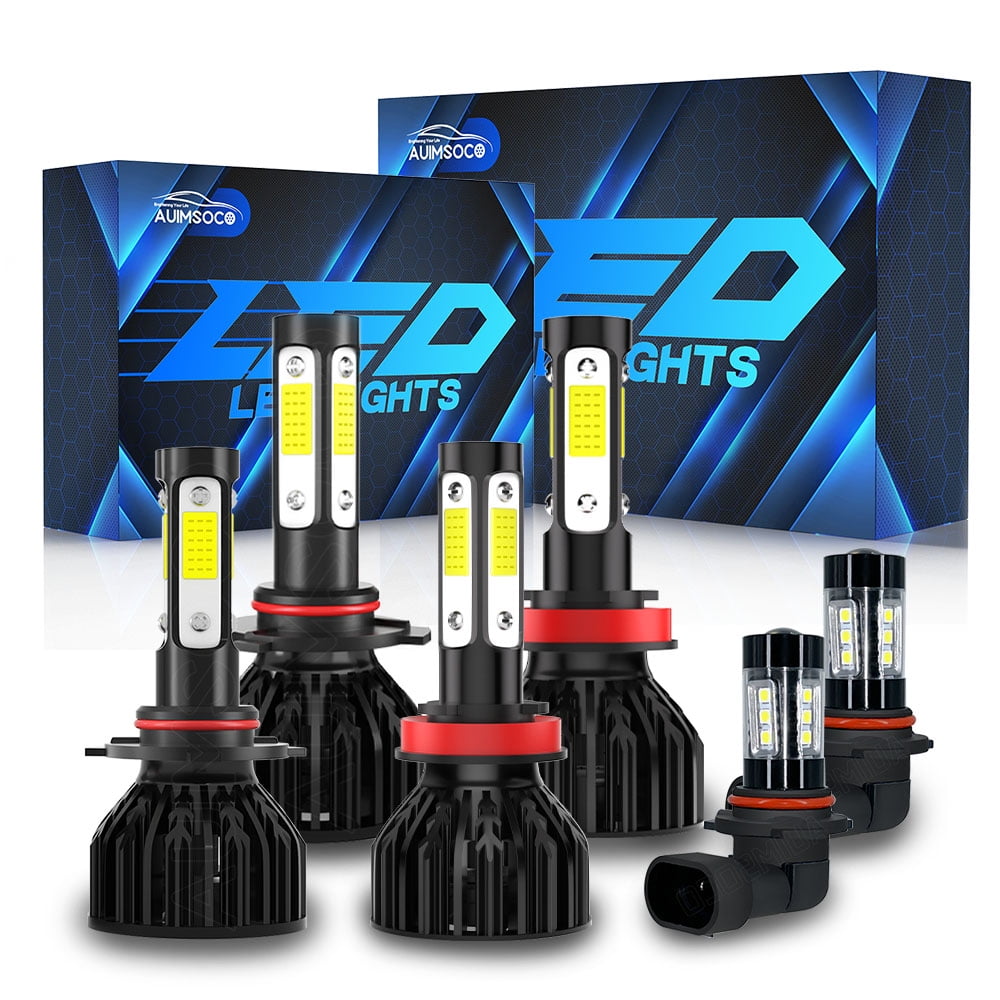 For Ram 3500 2011-2018 9005/HB3 H11 H10 LED Headlight Bulbs High/Low ...