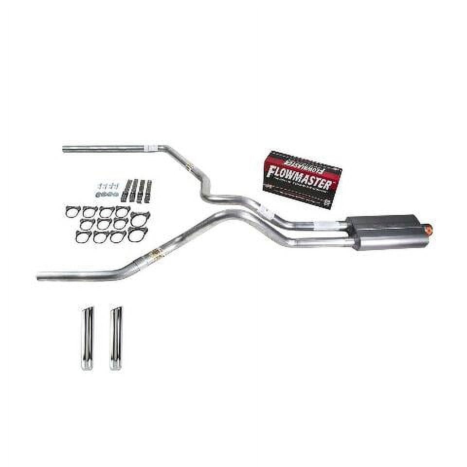 Ram 94-01 dual exhaust 2.5 MA pipe Flowmaster 50 RW Tip - Walmart.com