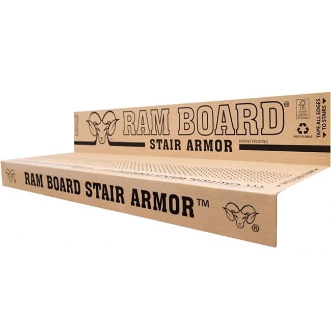Ram Board 2004742 6 Piece 19 x 34 in. Stair Armor Polypropylene Stair ...